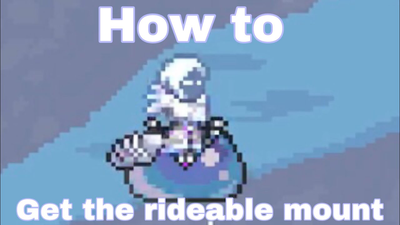 How to get the rideable slime mount (2021 tutorial) - YouTube