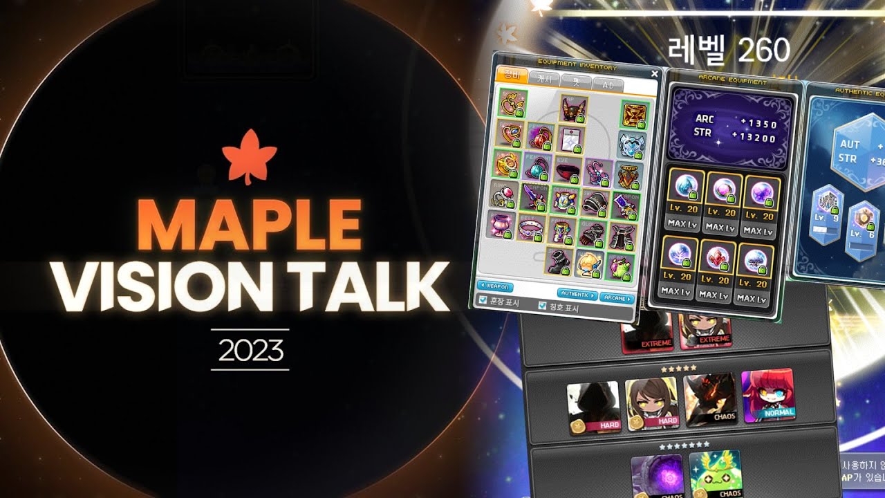 MapleStory 2023 Maple Vision Talk Summary (Q1 & Q2) - YouTube