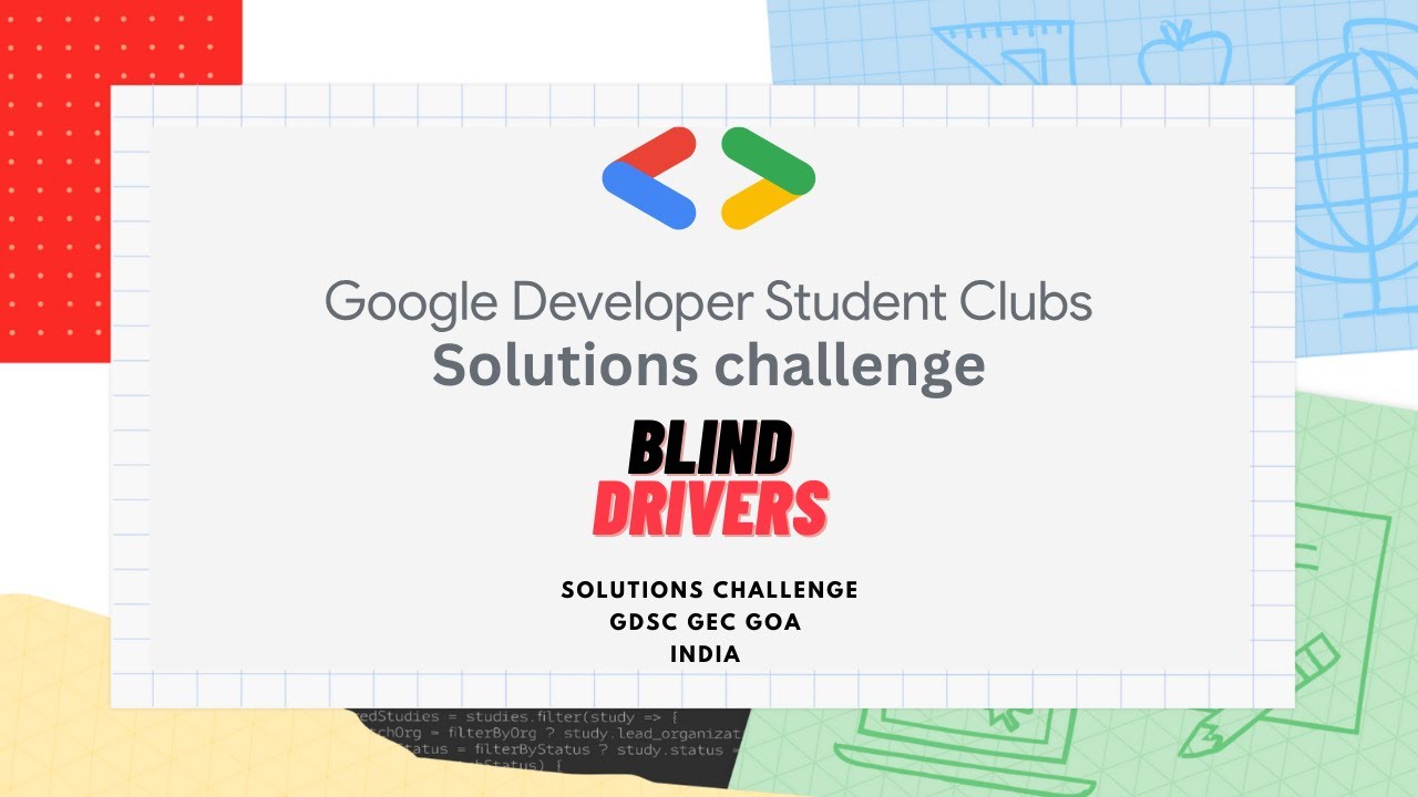 Solutions challenge -Team blind drivers - YouTube