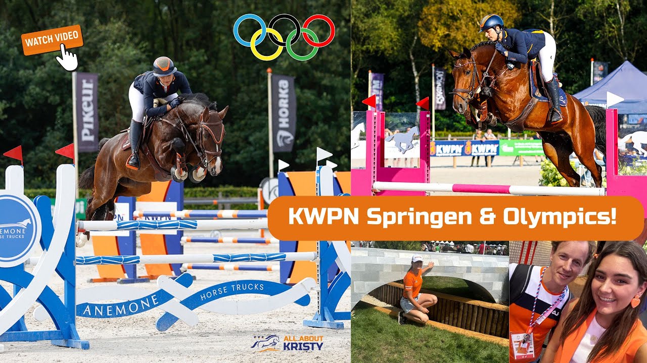 KWPN Springen Jonge paarden & Olympische Spelen in PARIS!🧡 vlog 363 ...