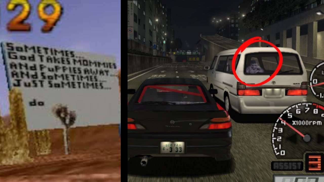 Terrifying Discoveries in Racing Games - YouTube