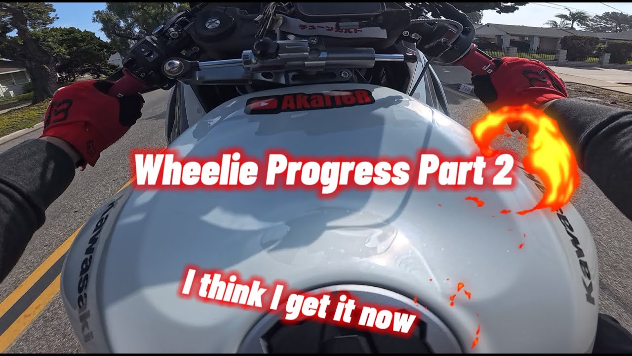 2025 ZX6R Wheelie progress part 2 - YouTube