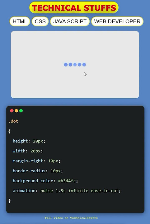Loading Basic Loading In Html Css Beginnerwebdev Shorts Trending Loadinganimation Youtube