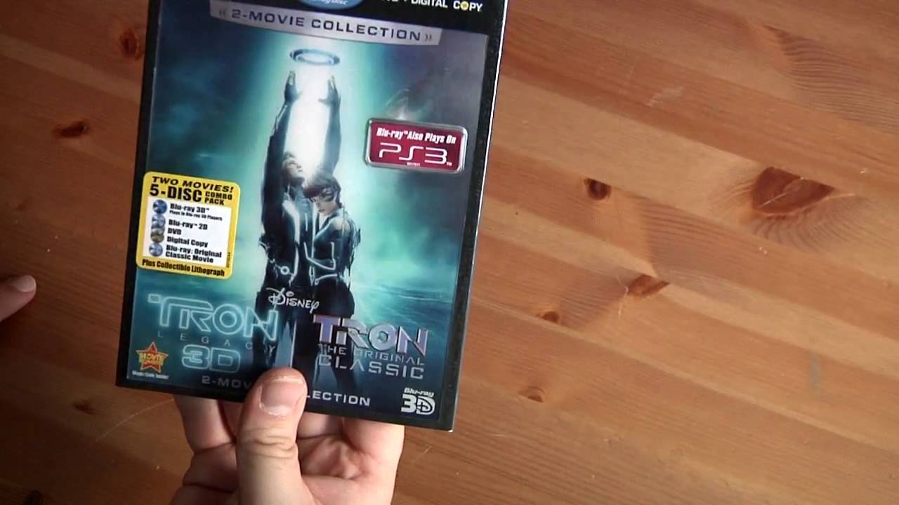 BONUS VIDEO!!! File91e Unboxes the Tron: Legacy/Original Tron 5-Disc ...