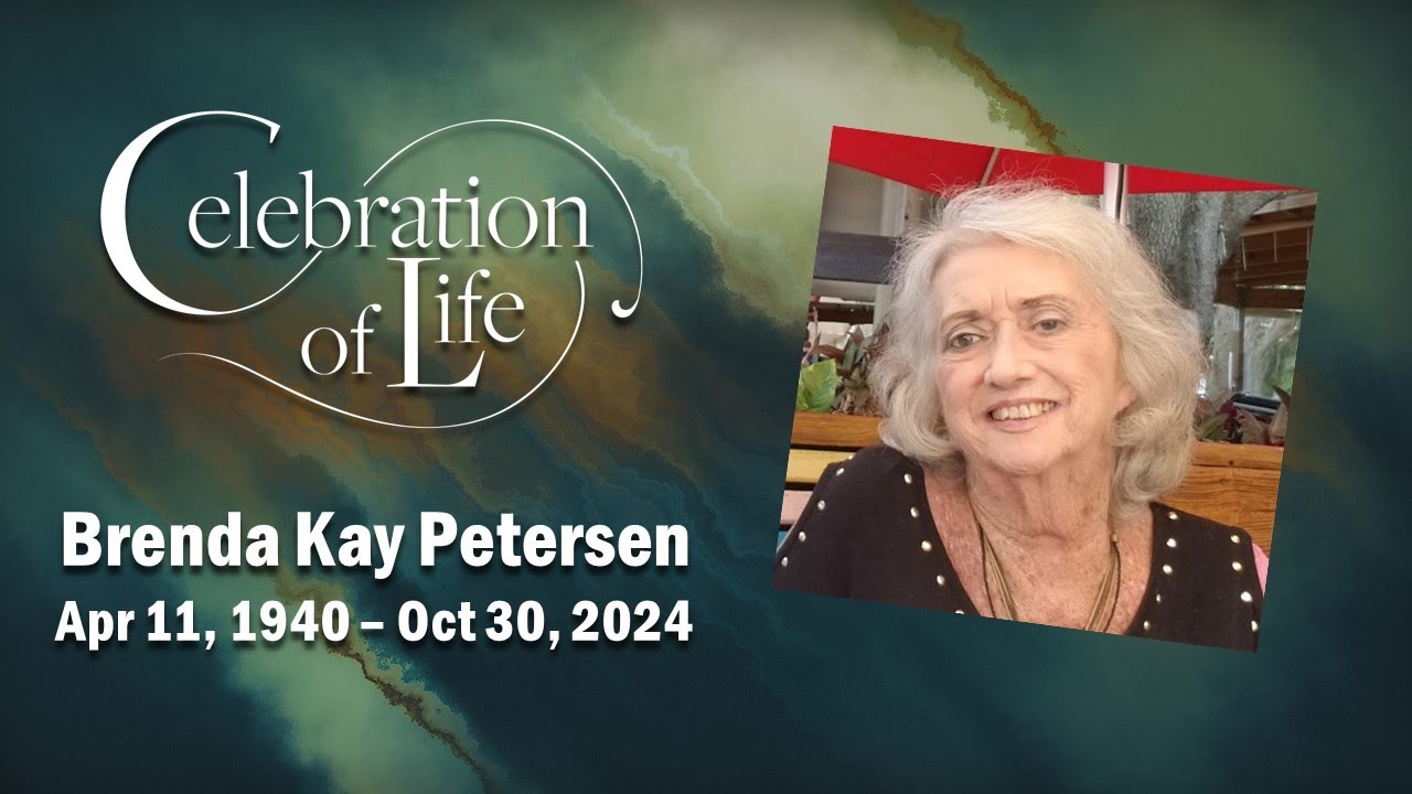 Brenda Kay Petersen - Memorial Service 11-23-24 - YouTube