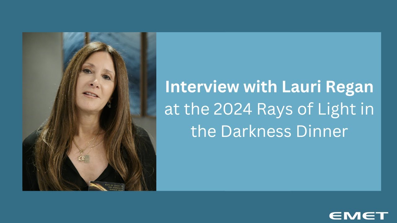 Lauri Regan Interview at the Rays of Light in the Darkness Dinner - YouTube