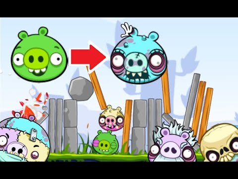 Dead pig becomes zombie pig!? Angry Birds But Zombie Pigs - BY ...