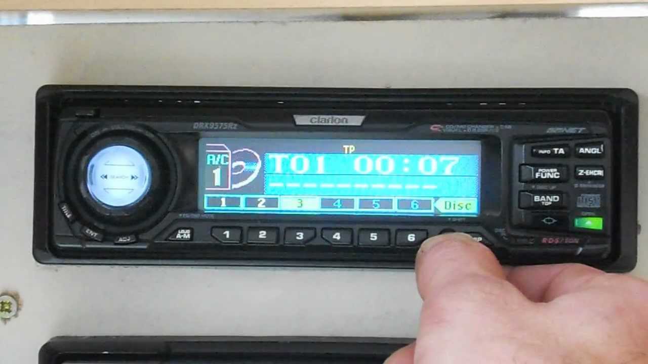 Clarion DRX 9575rz - YouTube