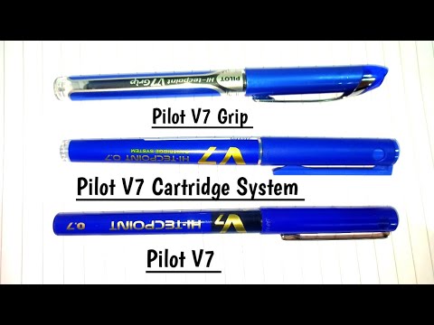 Pilot V7 Series Comparison - YouTube