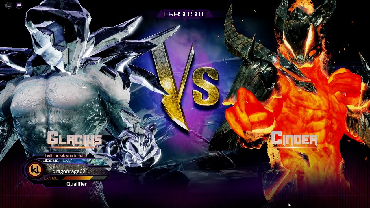 Killer Instinct - Glacius (Ice Armor) vs Cinder (Demon Armor) 🔥 Hard ...
