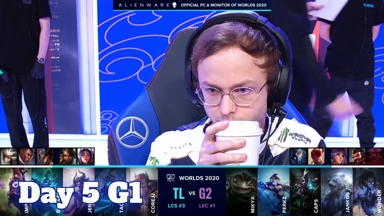 TL vs G2 | Day 5 Group A S10 LoL Worlds 2020 | Team Liquid vs G2 ...
