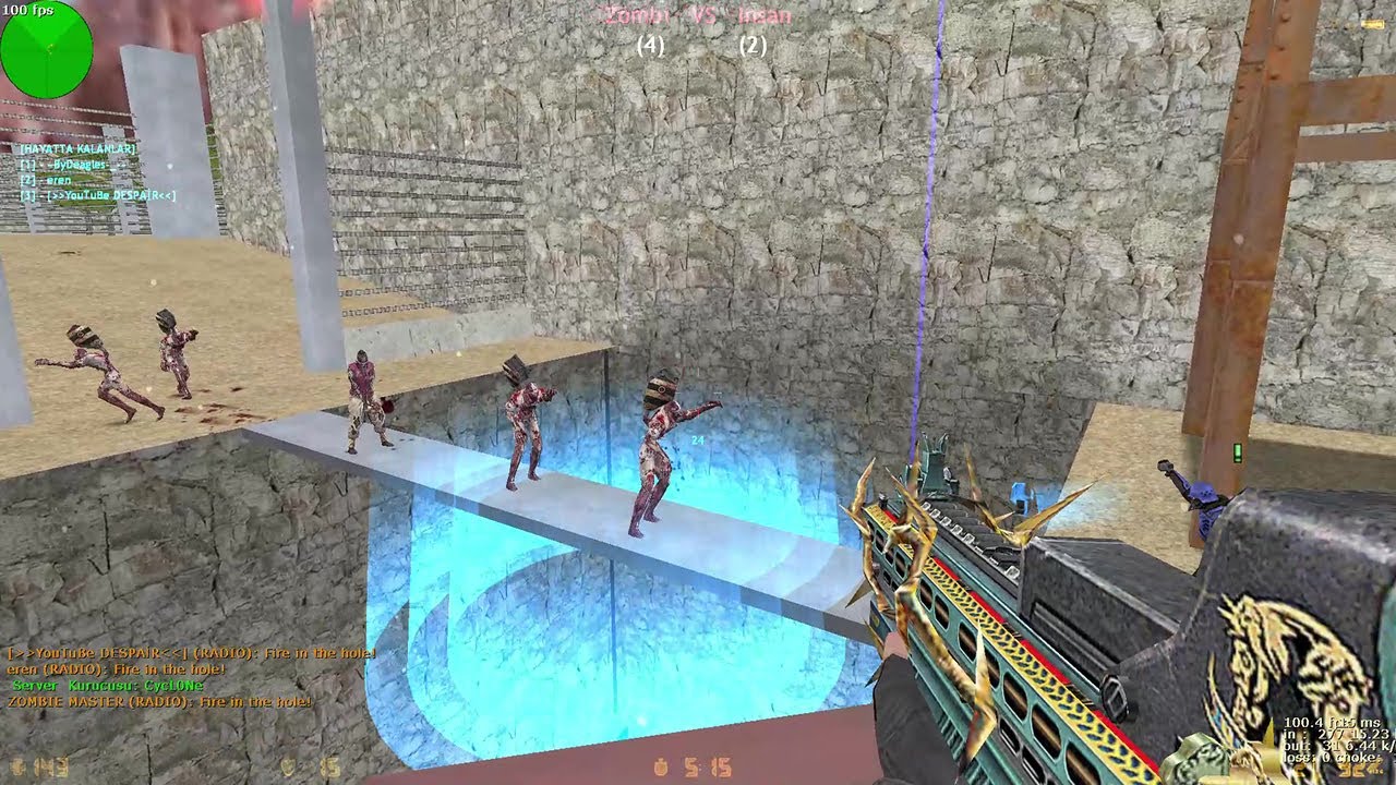 Counter-Strike: Zombie Escape Mod - ze_jurassicpark_v2 - YouTube