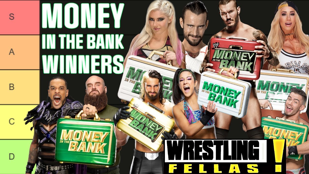 MONEY IN THE BANK TIER LIST - YouTube
