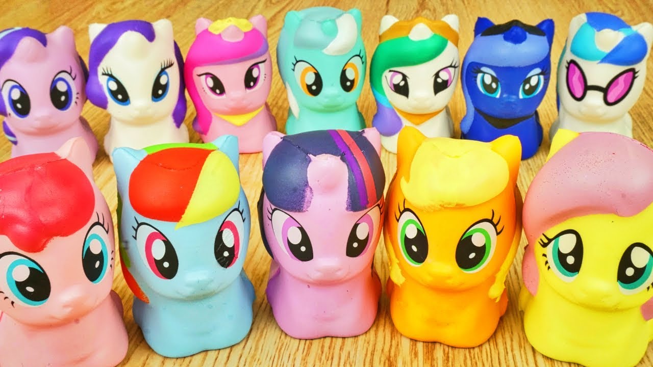 Full Collection My Little Pony Mash Mallows Mashems Squishies Super ...