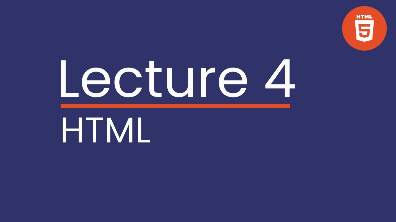 Lec 4 | HTML Lists - YouTube