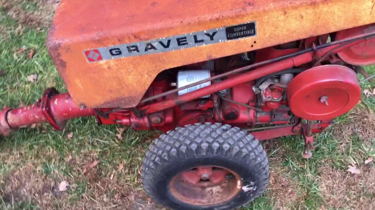 73 Gravely super convertible sickle - YouTube