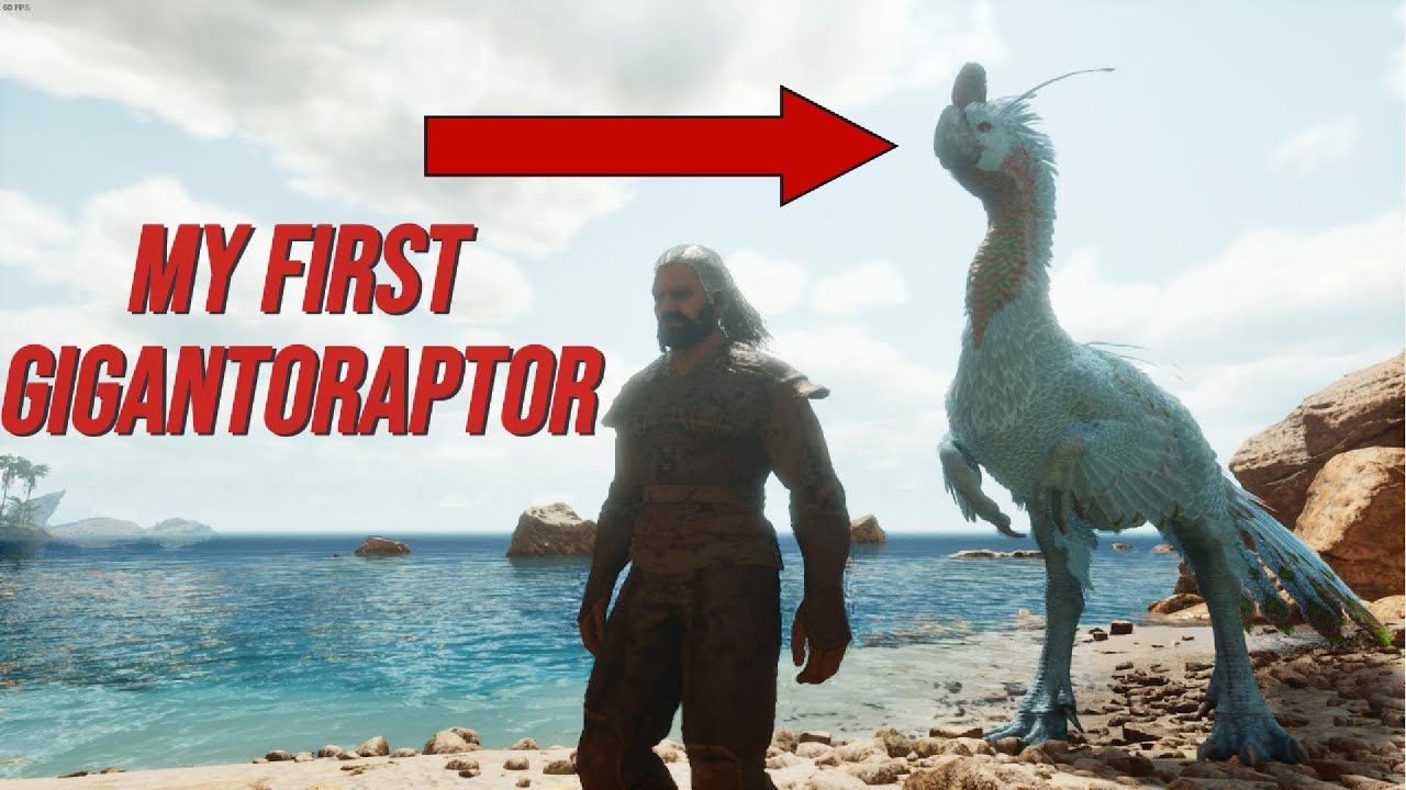 Taming a Gigantoraptor / Ark Survival Ascended - YouTube