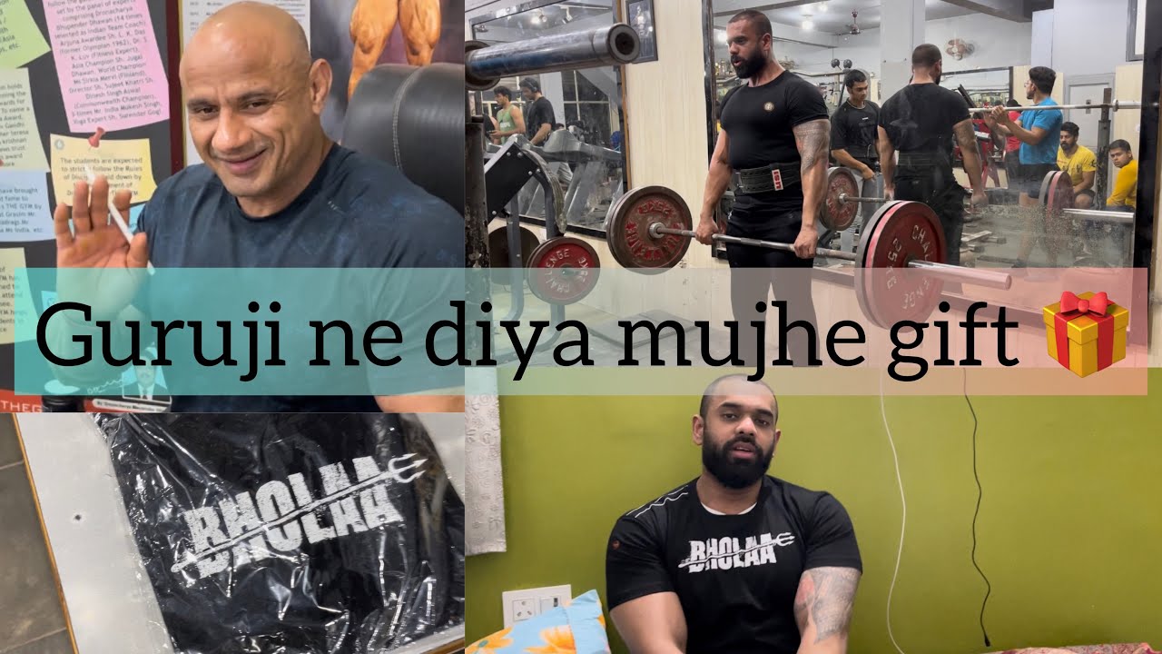 Back Workout / Mukesh Gahlot back training // Training back with ...