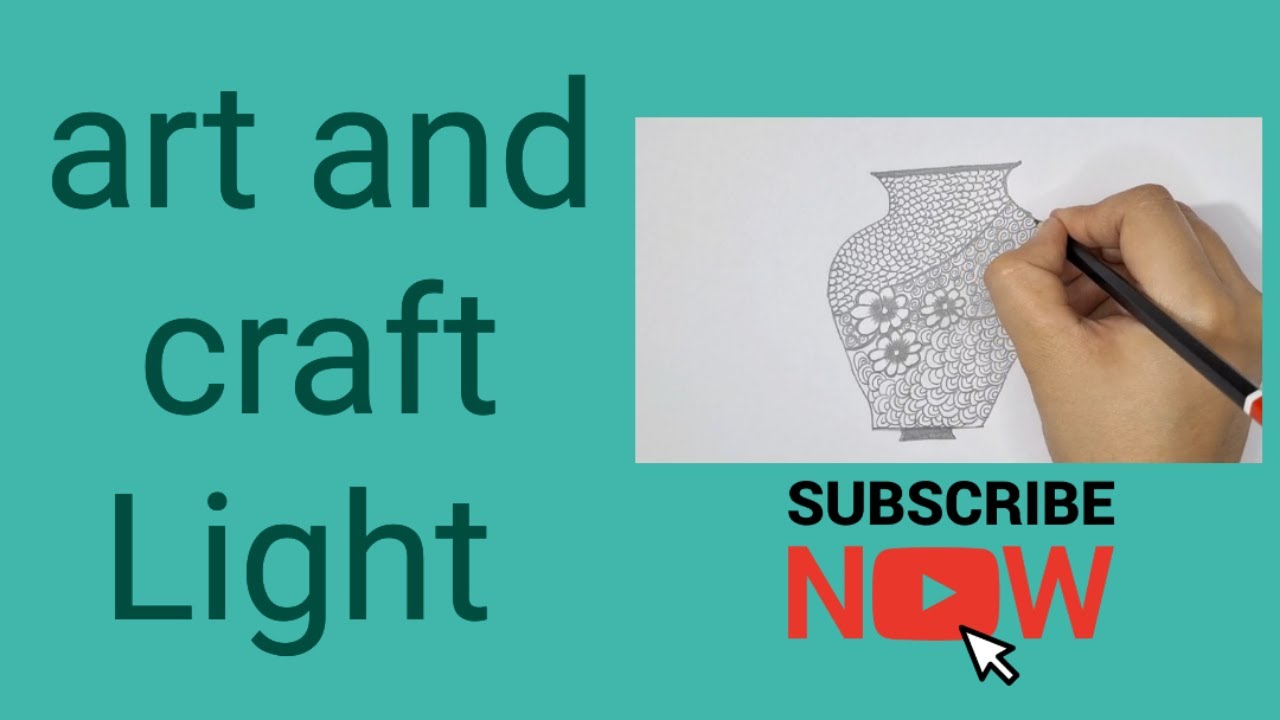 Art and craft Light|easy drawing|Real drawing - YouTube