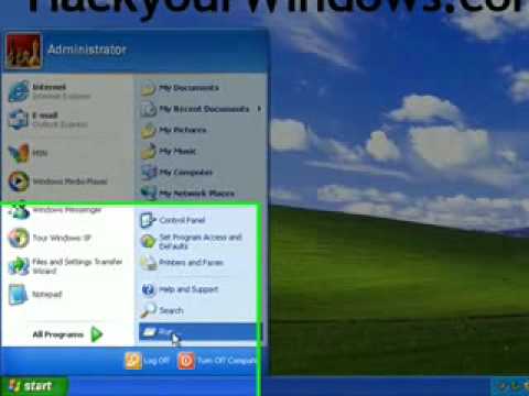 Disable Security Center in Windows XP - YouTube