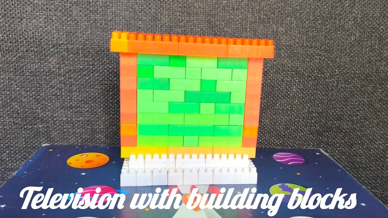 Television📺 with building blocks|Blocks TV | Satisfying Buildingblocks ...