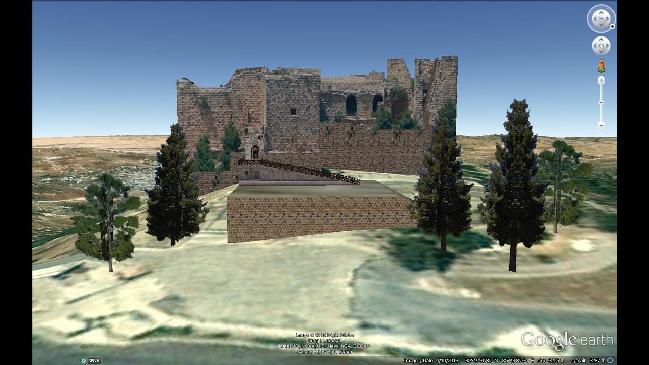 ANCIENT CASTLES OF JORDAN IN GOOGLE EARTH - YouTube