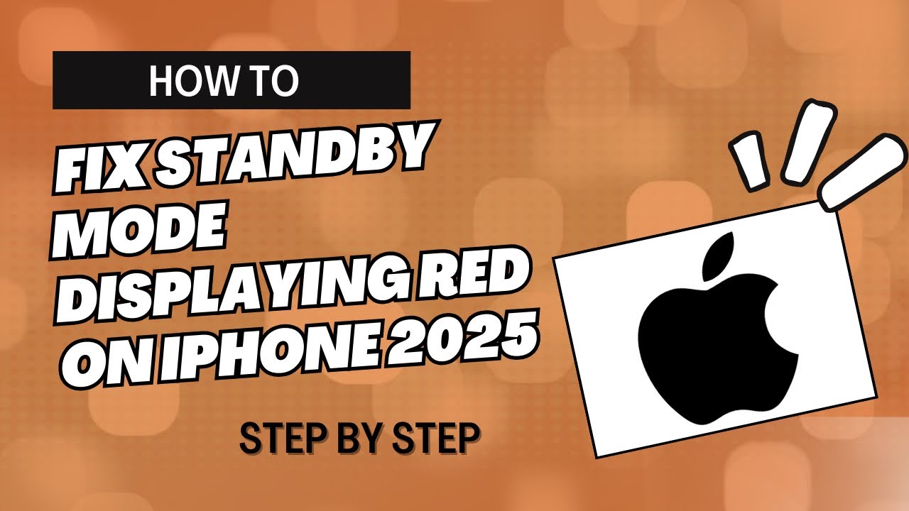 HOW TO FIX STANDBY MODE DISPLAYING RED ON IPHONE 2025 | INFORMATRIX BY ...