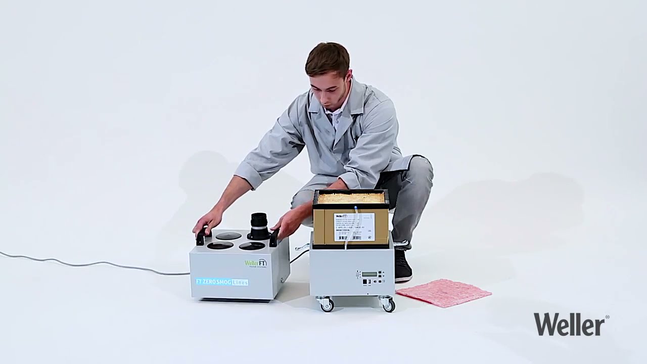 Weller Lötrauch-Absaugung Filterwechsel | Weller FT Serie - YouTube