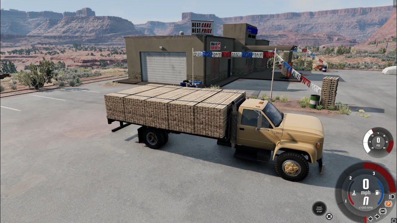 T- Series BeamNG Drive Truck load Wooden Material - YouTube