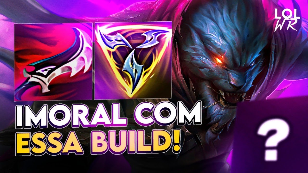 RENGAR COM ESSA BUILD CONTINUA UM ABSURDO DE FORTE! MUITO DANO | LoL ...