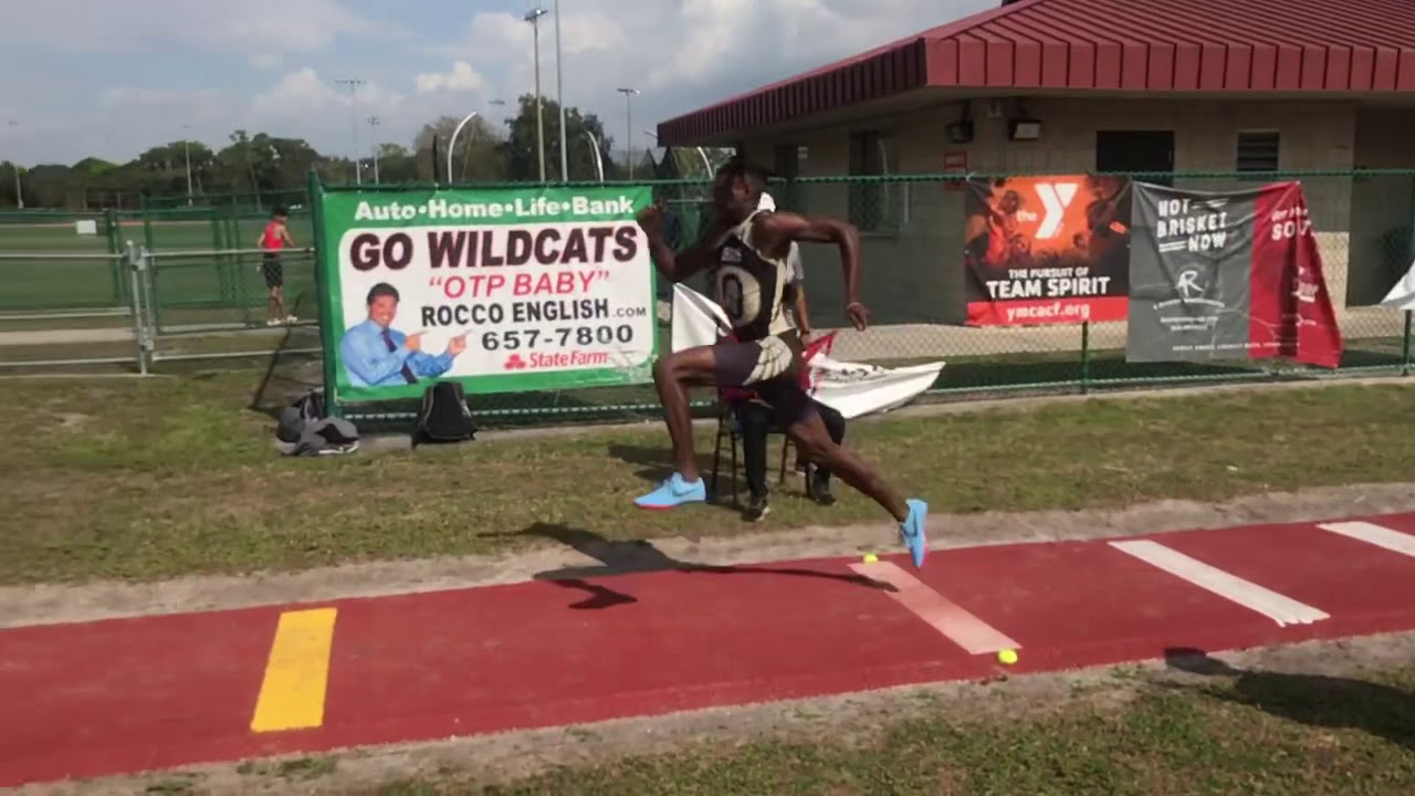 Corey Jackson Jr. Boys Triple Jump #3 WP Meet - YouTube