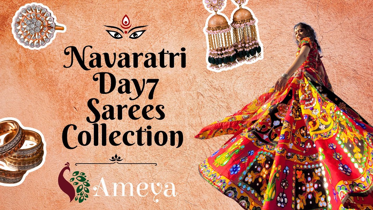 Devi NavRatri Special Day 7 Sarees in Blue @AmeyaOnline9845996886 ...