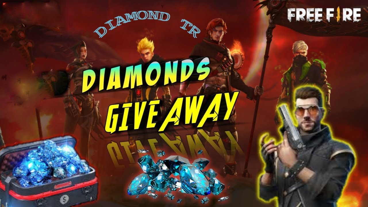 DIAMOND GIVEAWAY, FREE FIRE LIVE, DIAMOND TR, MOBILE PLAYER LIVE, FREE ...