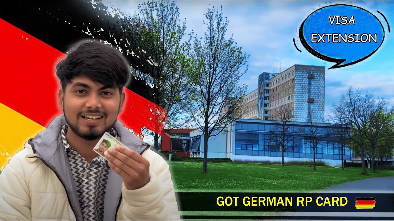 What Happens When You Extend Your Visa | In Germany | RP Card - YouTube