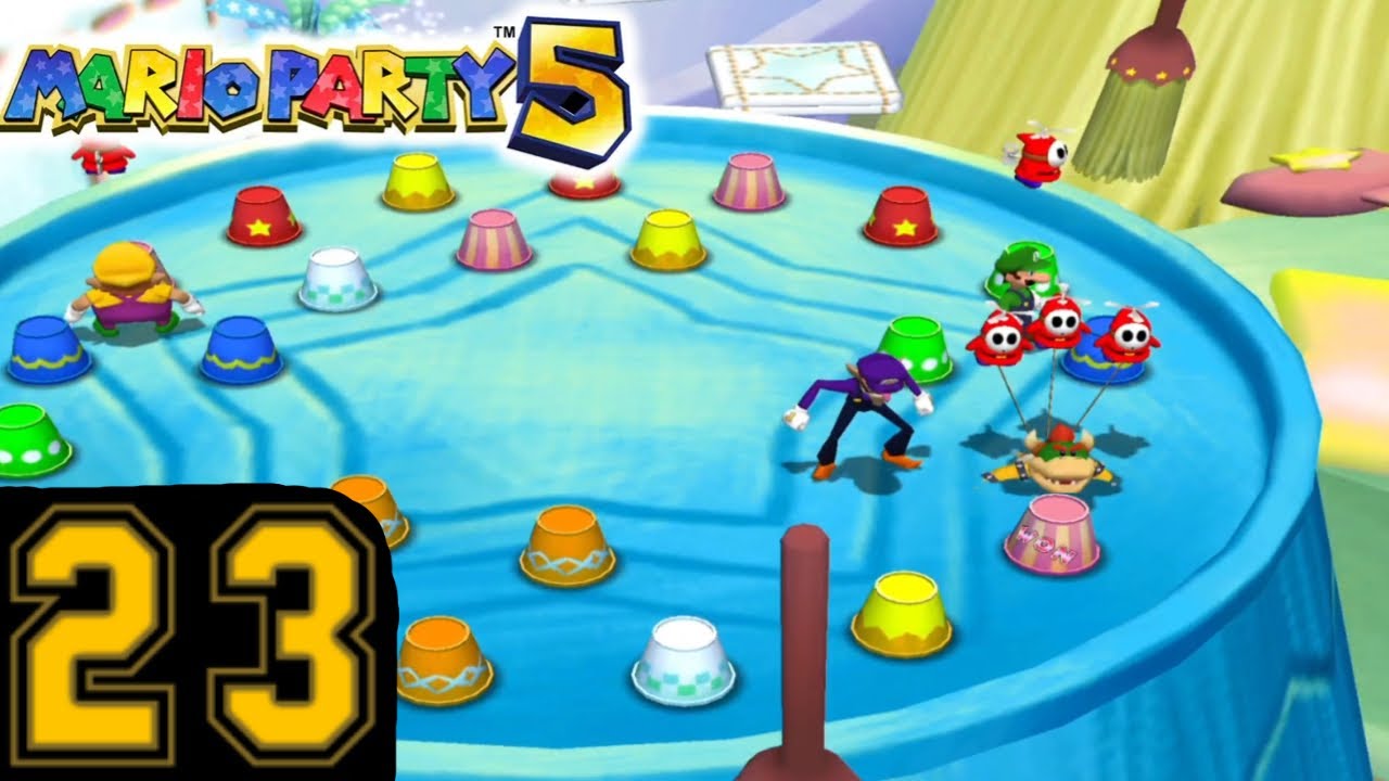 Mario Party 5 - Part 23 - Mini-Game Battle (4-Player Game) - YouTube