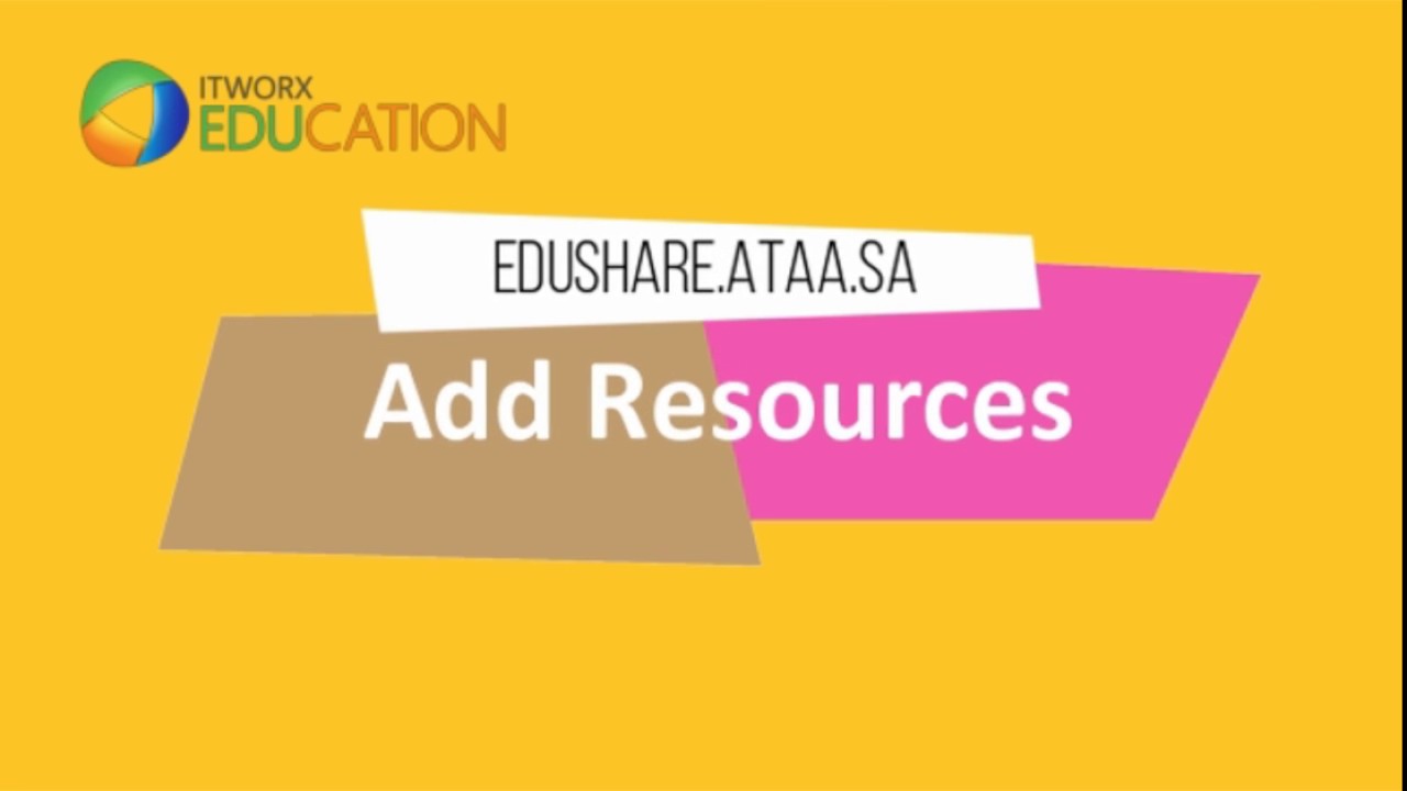 EduShare Add Resources - YouTube