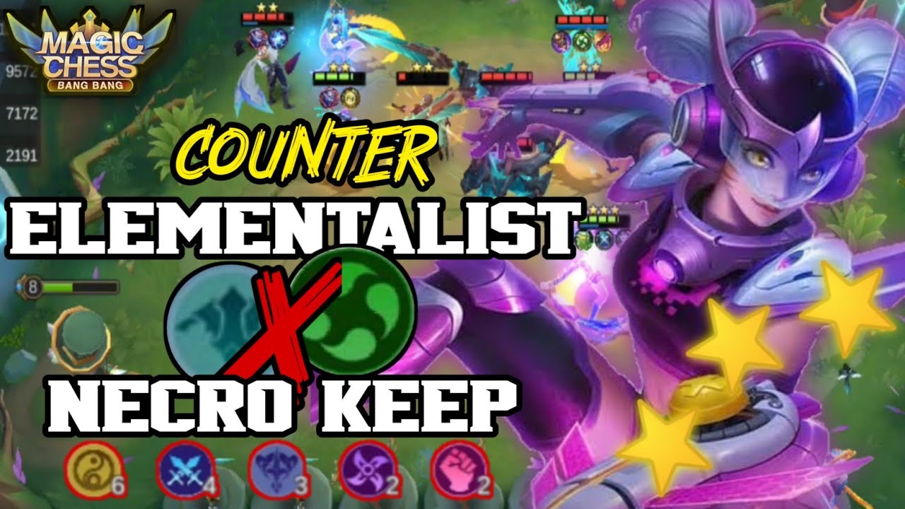 ELEMENTALIST+NECRO KEEP YANG LAGI META COUNTER PAKAI INI AJA AUTO WIN MAGIC CHASE INDONESIA ...