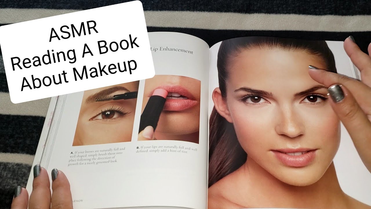 ASMR•Lofi• Reading A Book About Makeup• Whispering - YouTube