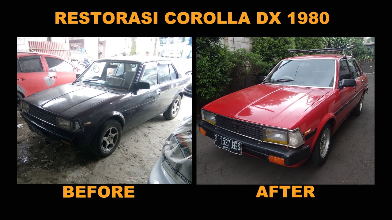 Dokumentasi Restorasi Corolla DX 1980 | Sejarah Mobil Pertama - YouTube