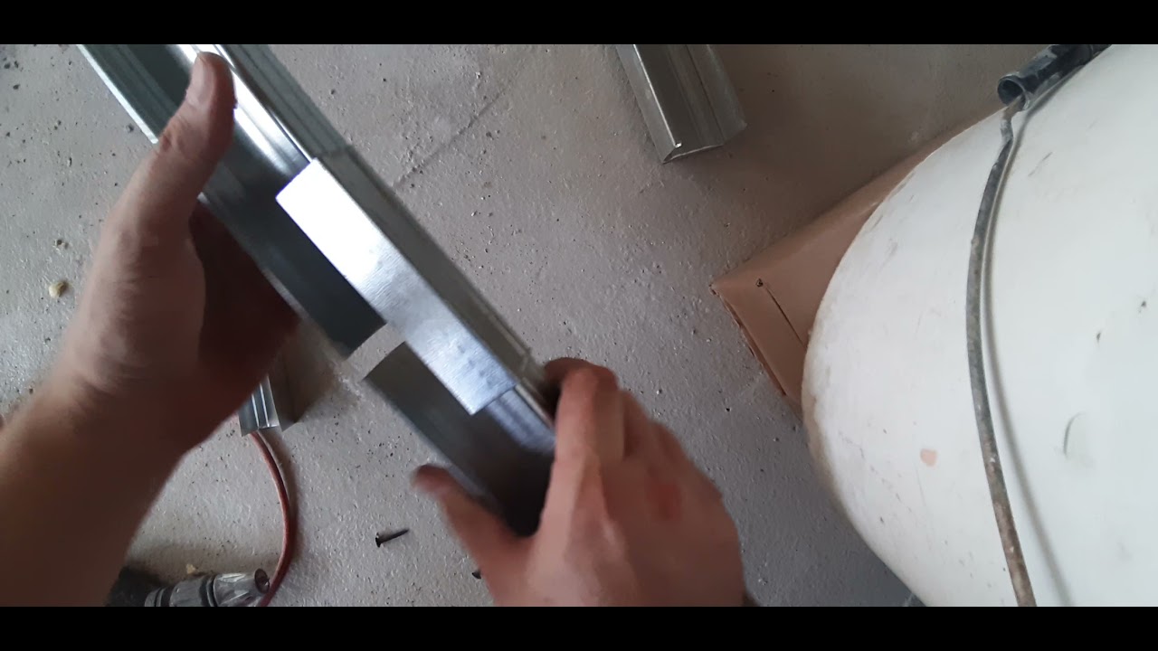 Spajanje CD profila kad nema vise duznih spojnica - YouTube