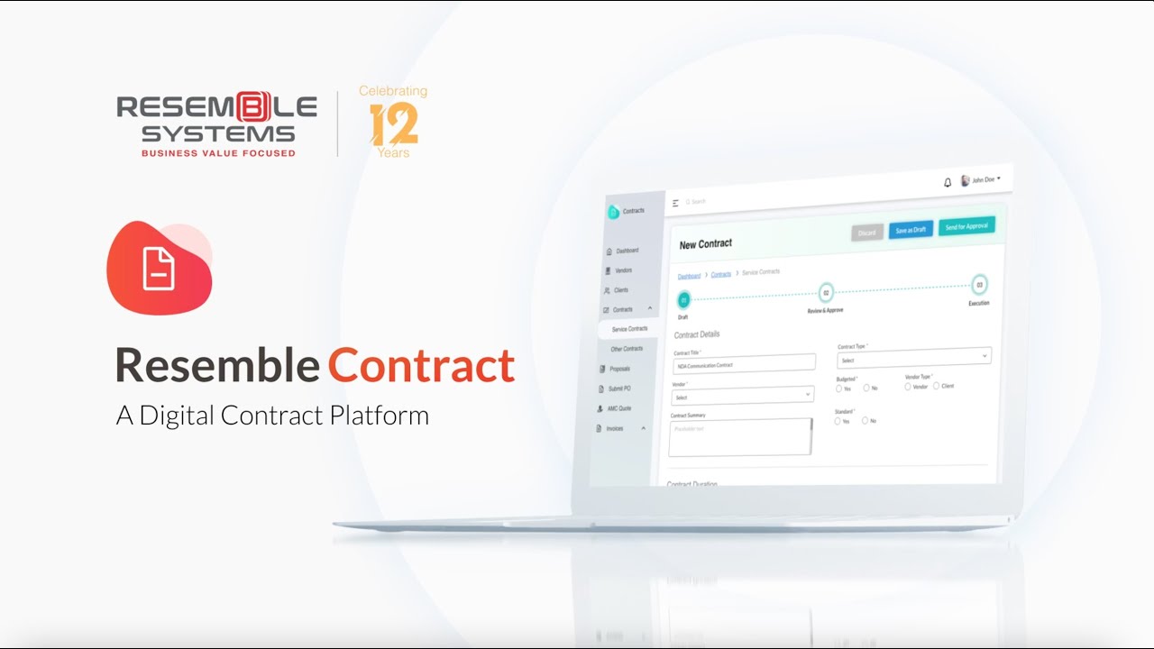 Resemble Contract | Digital Contract | Digital Transformation ...