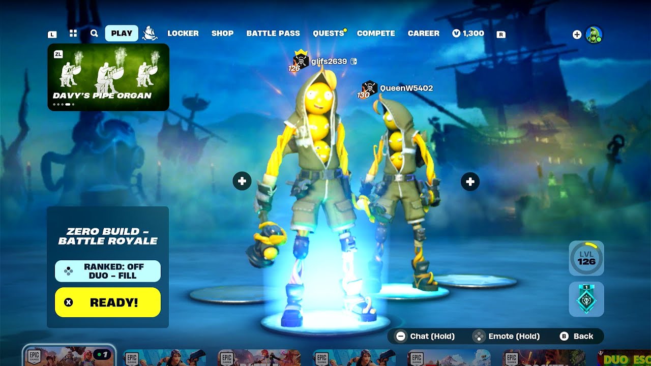 Fortnite two yellow peas in a pod - YouTube