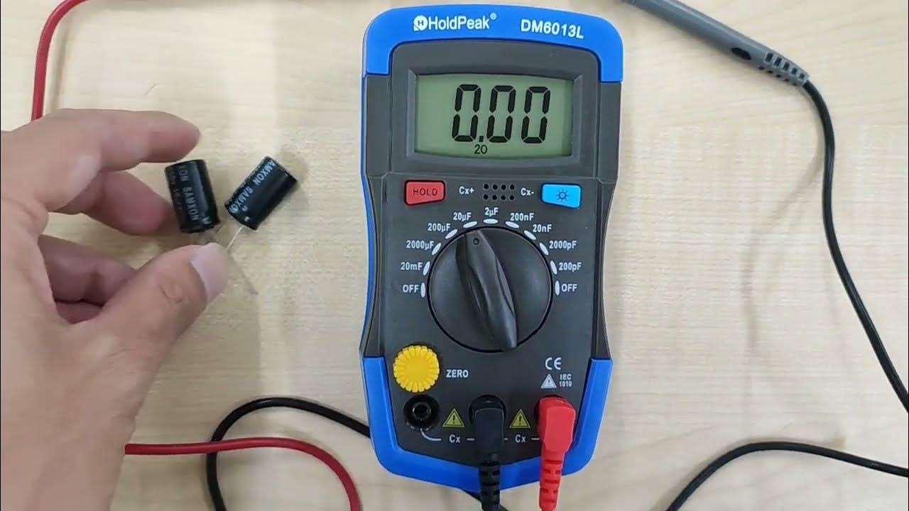 Unboxing the Digital Capacitor Meter by Hold-Peak. - YouTube