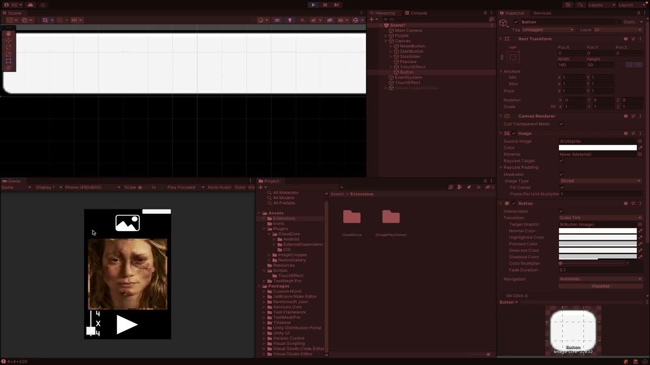 Image Mind Shuffle - Devlog - 1 (Unity Sliding Puzzle Game) - YouTube