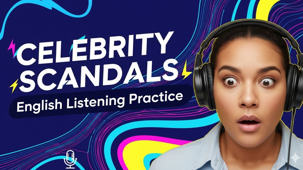Learn English conversation English comedy | Celebrity Scandals - YouTube