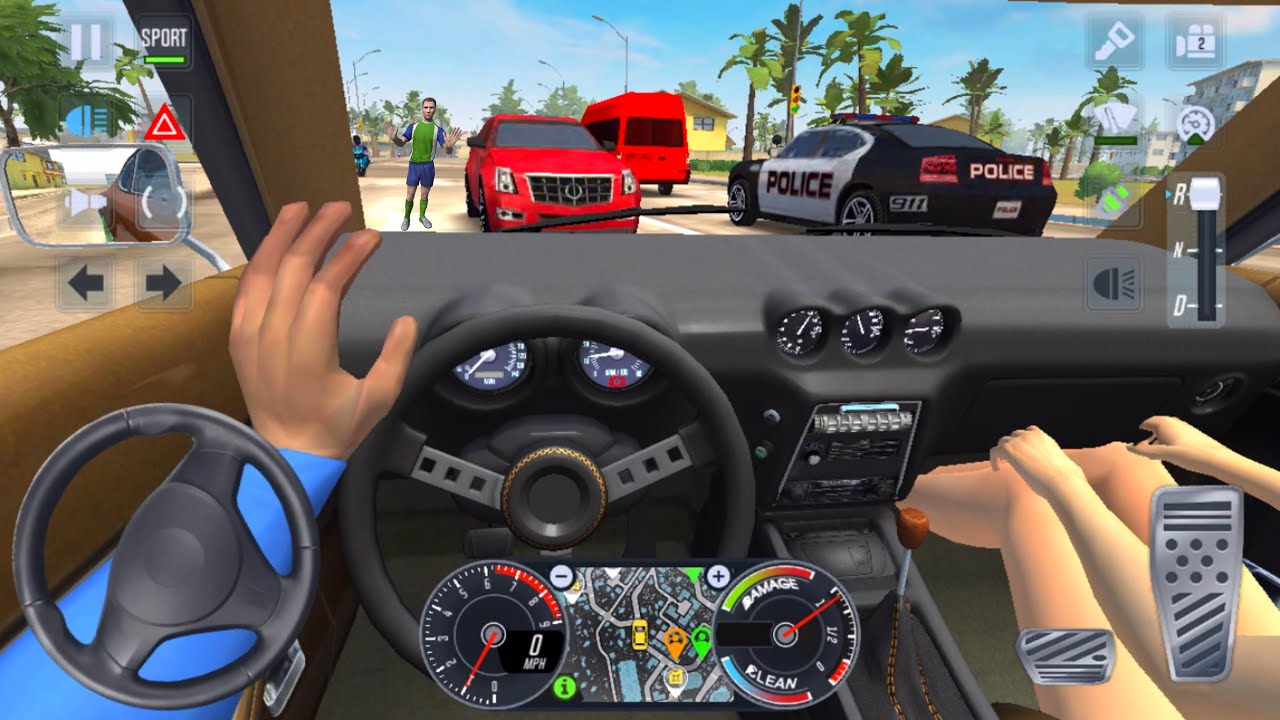 Classic Racing Car Uber Driver 🚖🧨 Car Games Android 3D City Drive ...