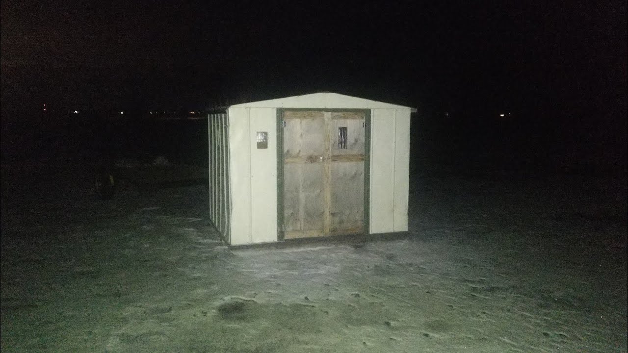 Tin shed ice shack??? - YouTube