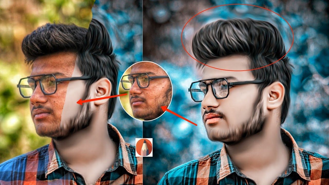 FACE SMOOTH NEW TRICKS ||PHOTO EDITING||SKETCHBOOK EDITING||SKETCHBOOK||EDITOGRAPHY WORLD - YouTube
