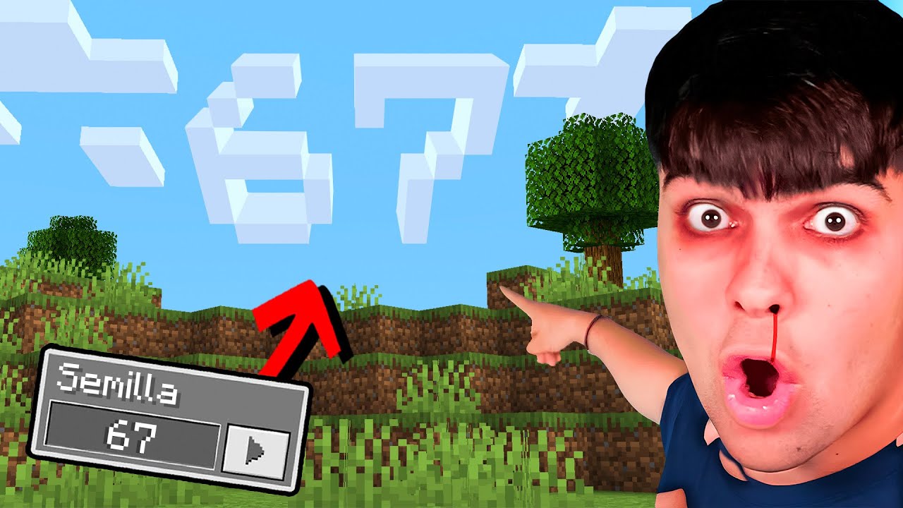 Comprobé la Misteriosa Nube 67 en Minecraft que es Real - YouTube