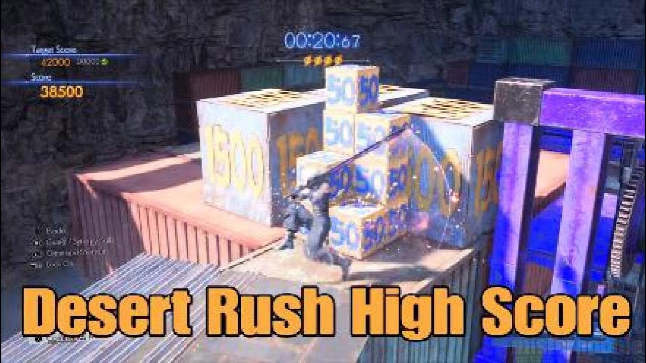 Desert Rush top score - Final Fantasy 7 Rebirth - YouTube